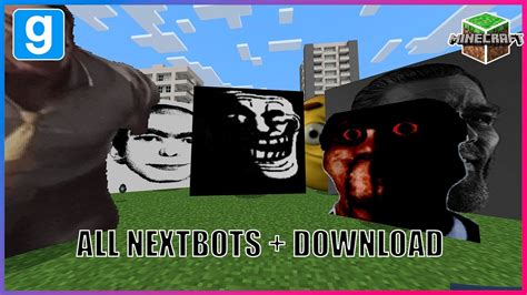 I Spawned 100 Nextbots Minecraft Pe Youtube