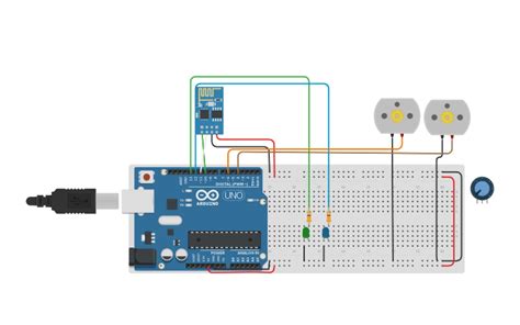 Circuit Design Ejemplo Bluetooth Tinkercad
