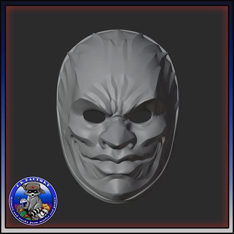 3d File Sydney Mask Payday 2・model To Download And 3d Print・cults