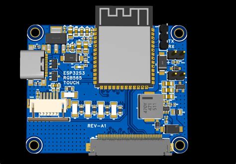 Esp32 S3 40pin Ffc Rgb Display 480 X 800 Ili6122 Drv 6pin Ctp