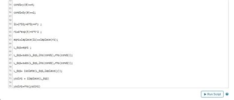 Solved Solving Differential Equation By Laplace Transform