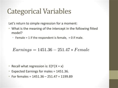 PPT Lecture 13 Categorical Variables PowerPoint Presentation Free Download ID 2263795