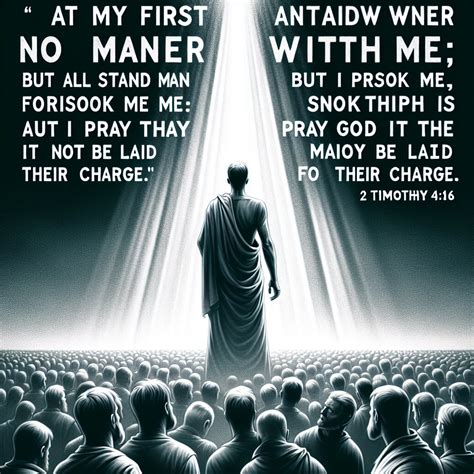 What Does 2 Timothy 416 Mean Bible Art