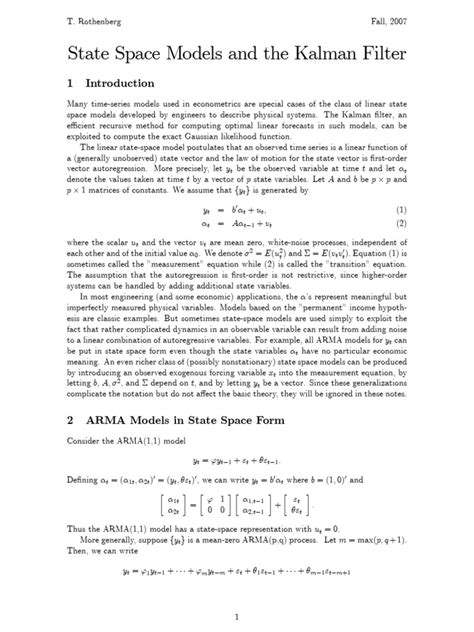 kalman pdf kalman filter covariance