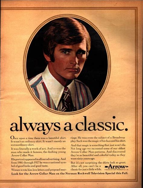 1972 Vintage Original Print Ad Arrow Classic Shirt Company Always A