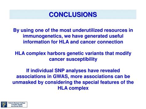 Ppt Analysis Of Hla Region Polymorphisms Associated With Cancer