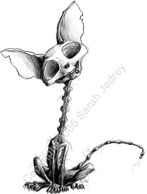 Creepy Kitty Creepy Art Scary Drawings Scary Art