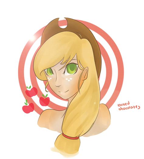 Applejack Drawn By Boxedchocolates Bronibooru
