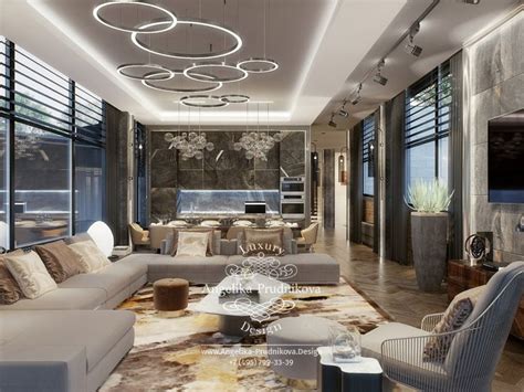 Дизайн проект интерьера зоны отдыха в загородном доме в стиле лофт Дом Дизайн Проектирование