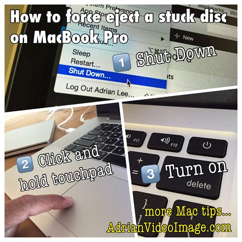 How To Eject A Stuck Disc From MacBook Pro Adrian Video Image