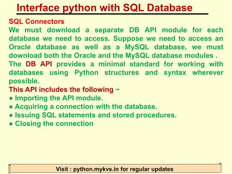 Interface Python With Sql Databasepdf