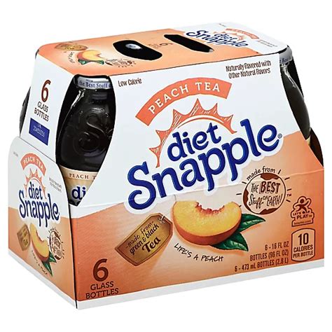 Snapple Diet Iced Tea Peach 6 16 Fl Oz Andronicos