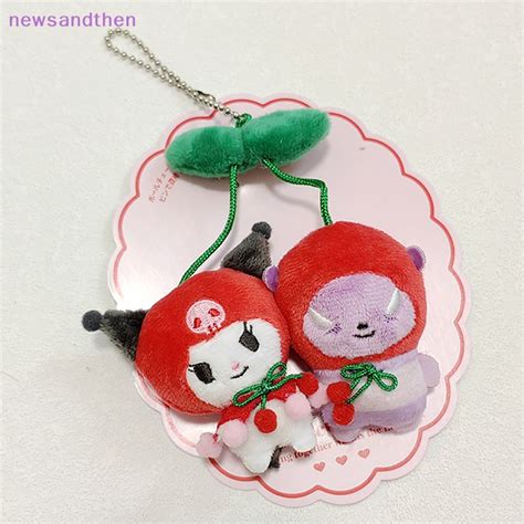 Newsandthen Sanrio Kuromi Pom Pom Purin Hello Kitty Cherry Plush Doll