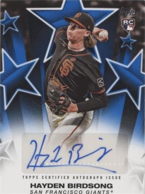 2025 Topps Series 1 Baseball Stars Autographs Hayden Birdsong Bsa Hb