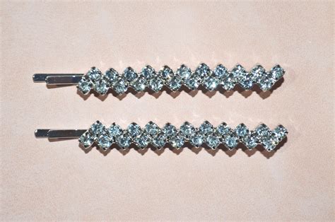 Hair Clip Rhinestone Hair Clip Hair Accessories Wedding Etsy