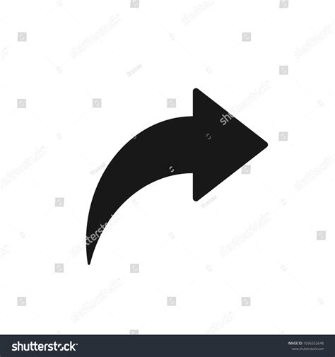 Curved Arrow Pointing Down