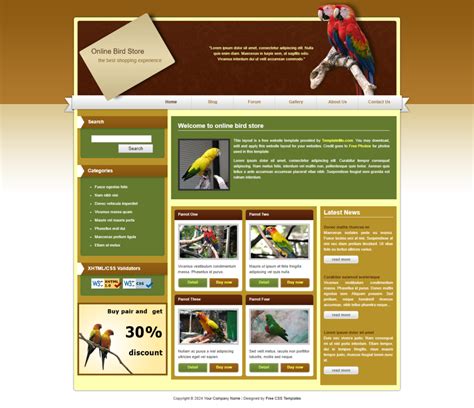 11 High Quality HTML CSS Business Template Learncoading