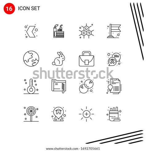 Group 16 Outlines Signs Symbols Education Stock Vector Royalty Free 1692705661 Shutterstock