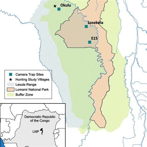 Map Inset Lomami National Park Lnp In The Democratic Republic Of The