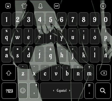 Mobile Phone Keyboard Template Qwerty Smartphone Vector Keypad Digital Ui Screen Touchscreen