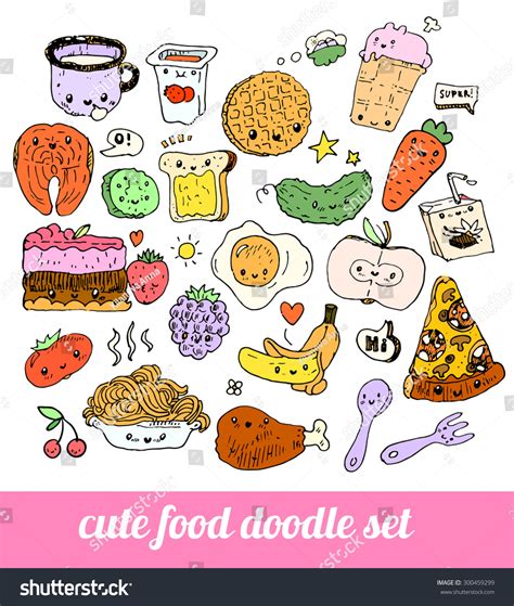 Cute Food Doodles