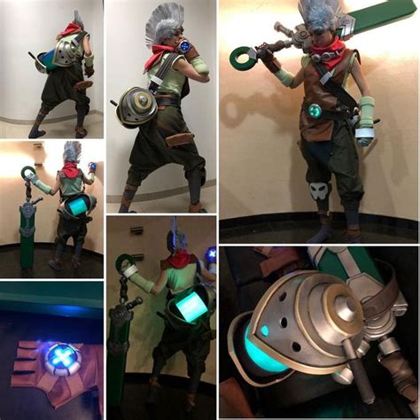 Ekko Cosplay Costume League Of Legends Ekko Costume Ekko Etsy