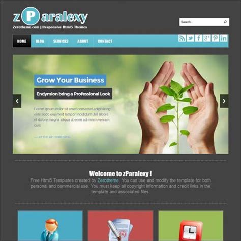 110 Free Responsive Html5 Css3 Business And Portfolio Website Templates Greepit