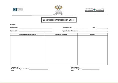pdf specification comparison sheet dokumen tips