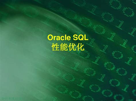 Oraclesql性能优化word文档在线阅读与下载无忧文档