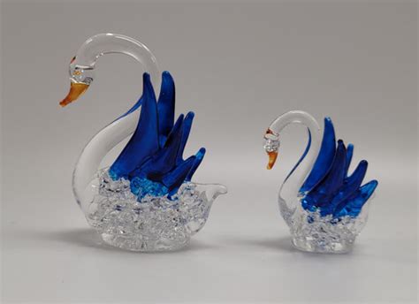 Swan Hand Blown Glass