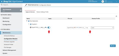 Backup And Restore Vigorap Configuration Files With Vigorconnect Draytek