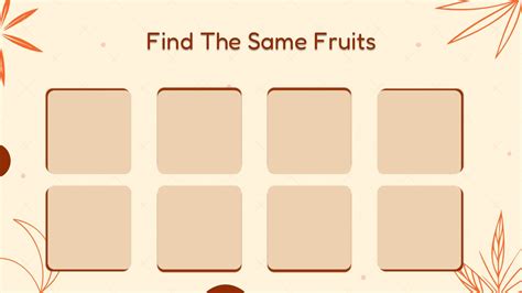 Memory Game Ppt Template Free Download Free Printable