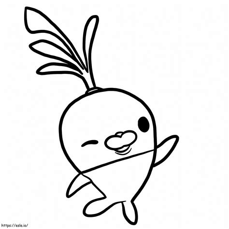 Octonauts Tunip Coloring Page