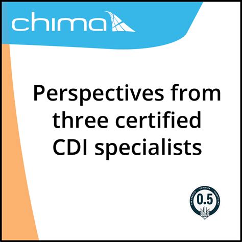 0130 Perspectives From Three Certified Cdi Specialists Chima