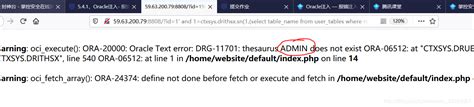 Oracle注入——报错注入ctxsysdrithsxsn Csdn博客
