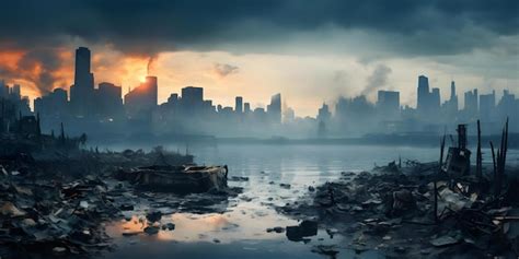 Impacto Da Urbanização No Meio Ambiente Cidades Devastadas Poluição E