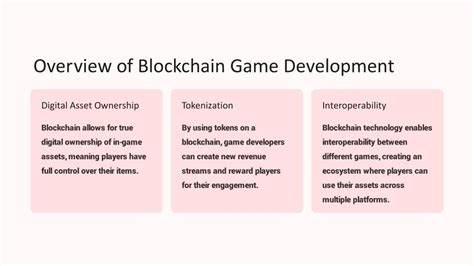 Ppt Exploring The World Of Blockchain Game Development Powerpoint