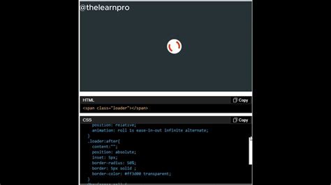 Html Css Loader Animation Interactive Component Ui Design