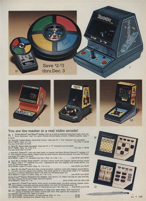 Montgomery Ward Christmas Catalog 1984 Vintage Video Games Retro