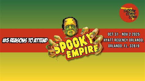 Spooky Empire 2025 Fall Event Florida Comic Cons