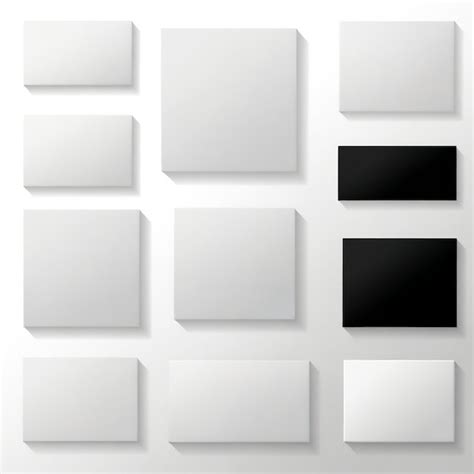 A White Square With Black Squares On It Is Showing The Bottom Right Corner Premium AI