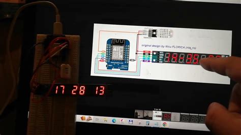 Ntp Clock With Webcontrol On Max7219 7 Segment Led Display 2 Youtube
