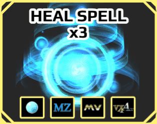 Added Files For RPG Maker MV VX Ace Heal Spell Pack RPG Maker VX Ace MV MZ Animations