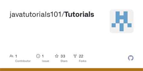GitHub Javatutorials101 Tutorials