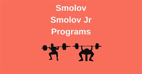 Smolov Squat Workout Schedule Eoua Blog