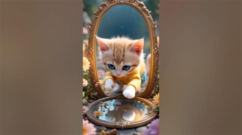 Cute Kittens Mirror Adventure A Magical Animated Tale