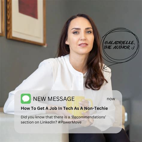 How To Get A Job In Tech As A Non Techie On Linkedin Did You Know That There Is A