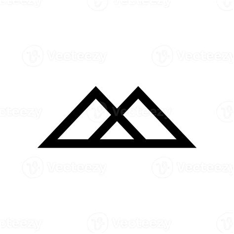 Símbolo De Dois Triângulos Para Design De ícones 11947843 Png