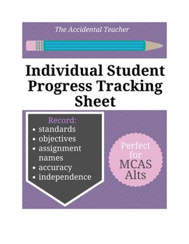 Individual Babe Progress Tracking Sheet By The Accidental Teacher