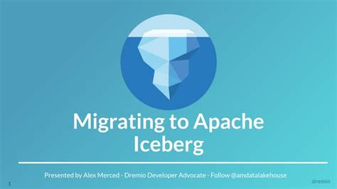 Data Engineers Lunch 83 Strategies For Migration To Apache Iceberg Ppt